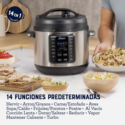 Oster Multiolla, Turbo, 7.5 L de Capacidad, con 14 Funciones ...